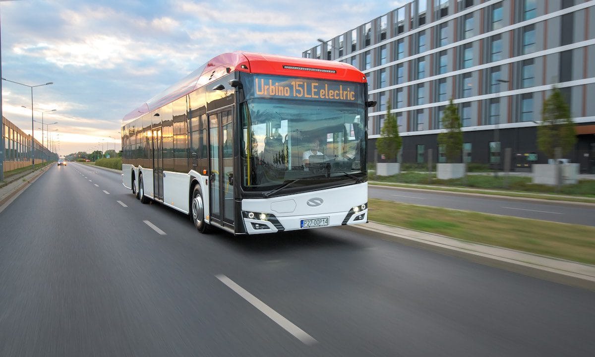 Autobus elettrico classe II per i tragitti extraurbani lanciato da Solaris