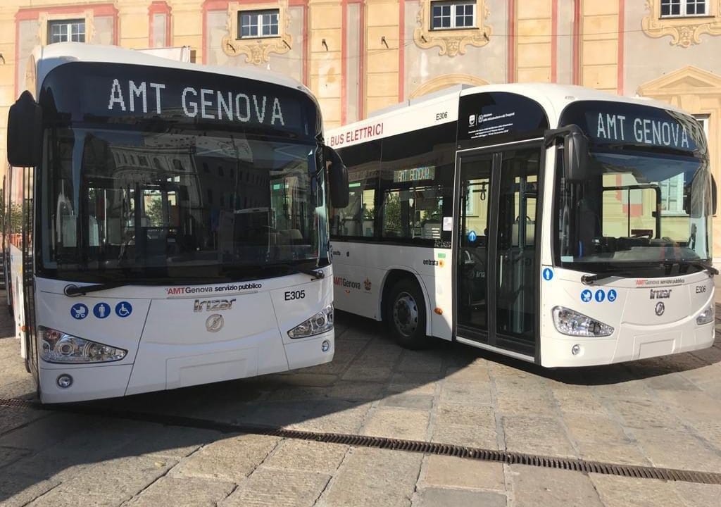e-bus Irizar per Amt Genova: consegnati i primi dei 14 mezzi totali