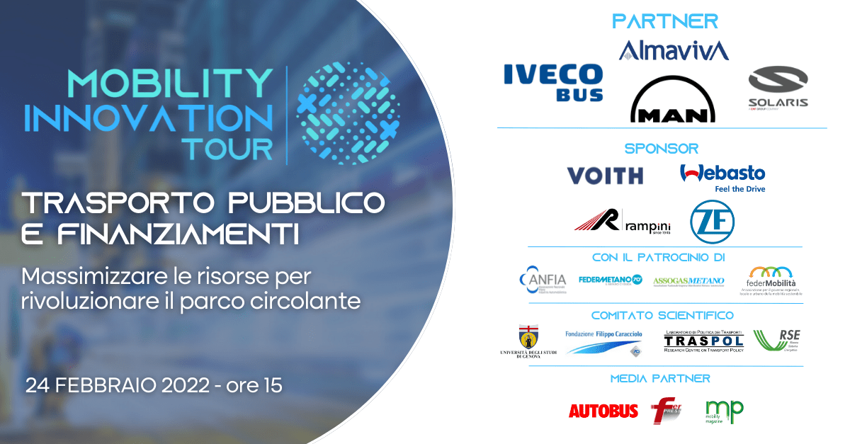 Mobility Innovation: il tour 2022 parte il 24 febbraio. Prima tappa ...