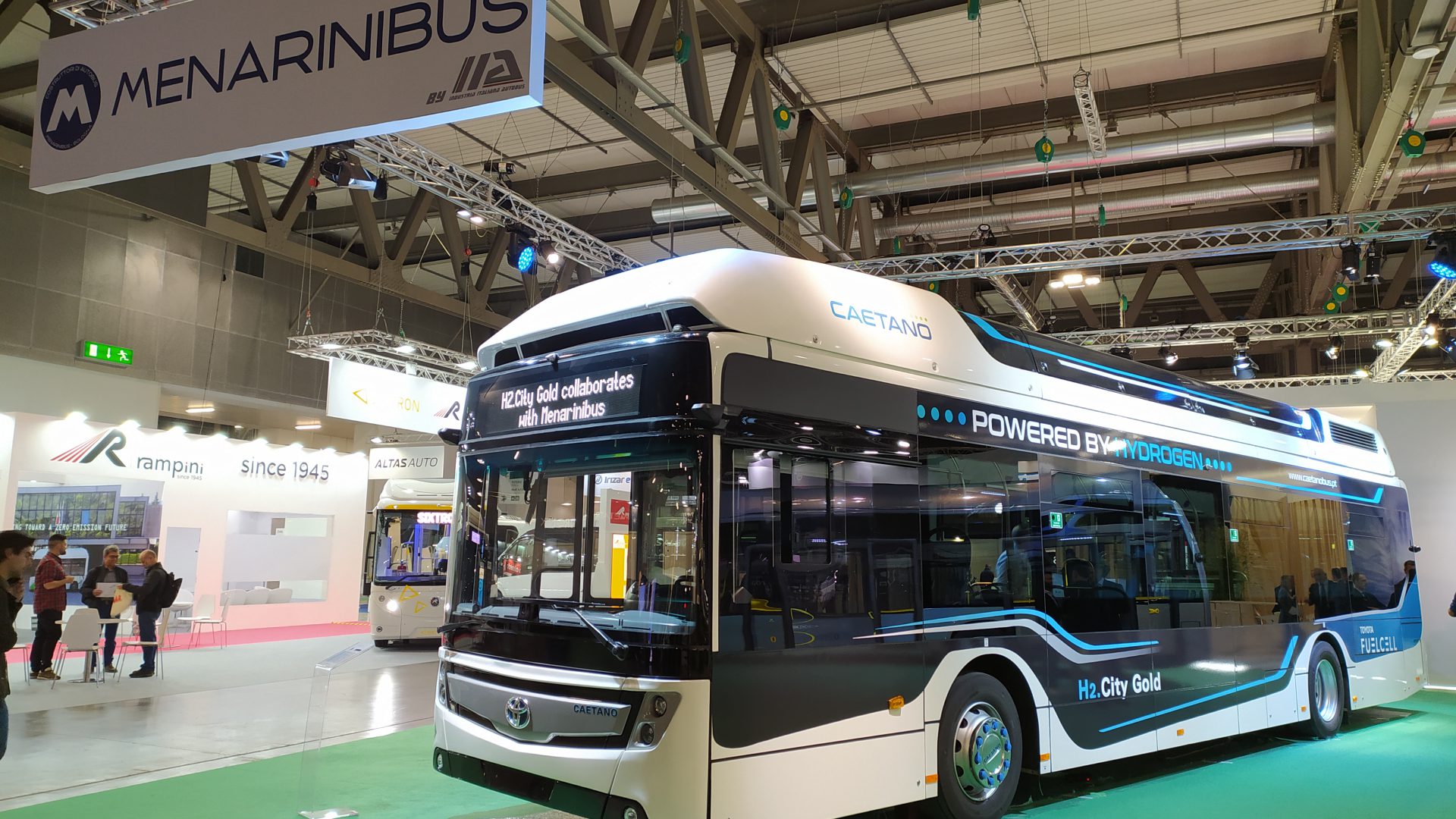 Annunciato a NME l'asse IIA-CaetanoBus per i bus a idrogeno