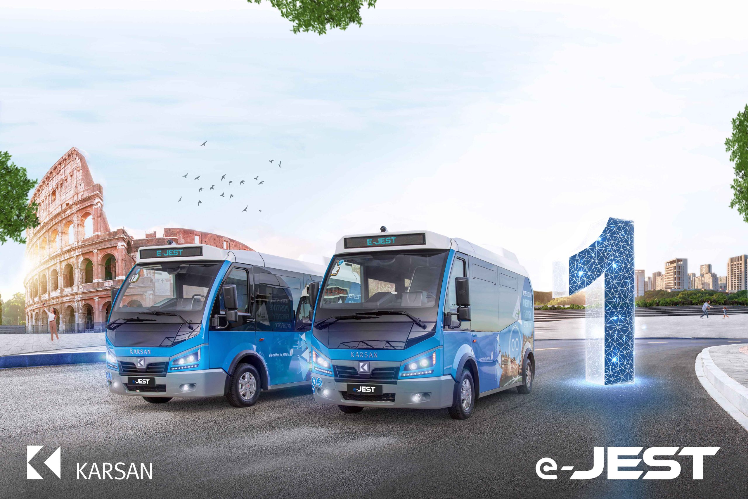 Il Karsan e-Jest è il minibus elettrico più venduto in Europa