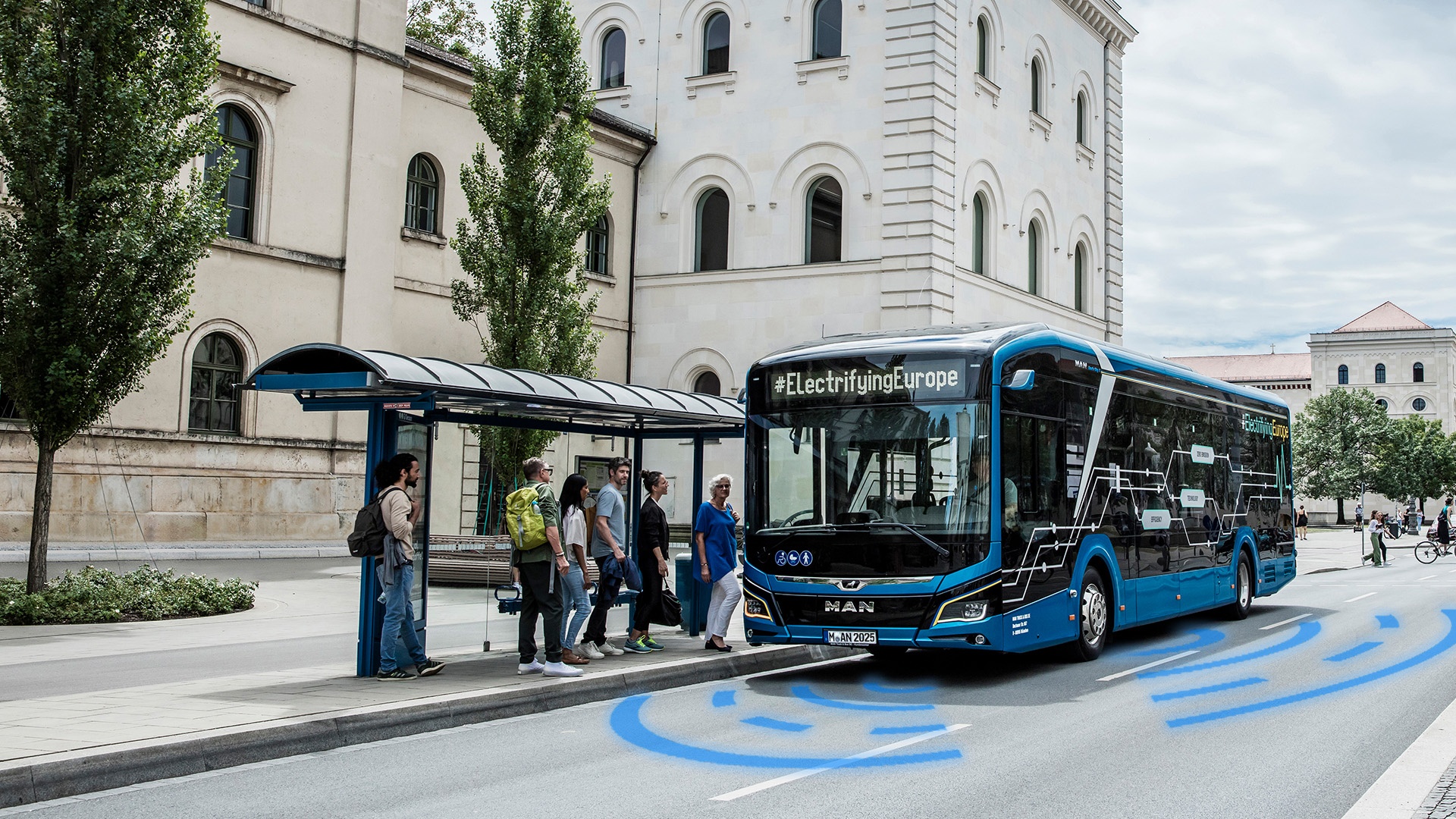 Autobus automatizzati MAN in funzione a Monaco a partire dal 2025