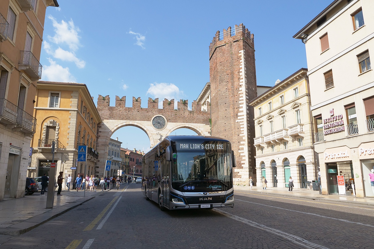 MAN Electric Tour: il Leone corre veloce e gren da Verona a Lubiana