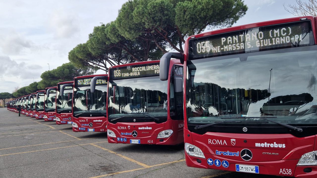 I 40 Citaro mild-hybrid di Autoservizi Troiani per il tpl di Roma