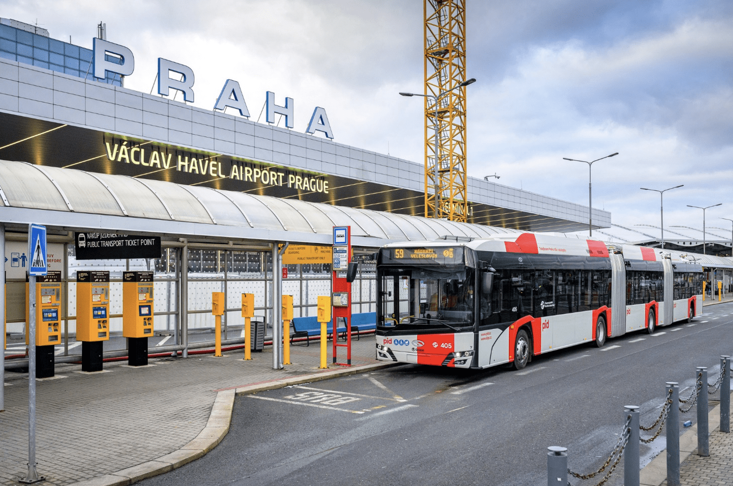 Praga inaugura (il 6 marzo) il filobus da e per l'aeroporto
