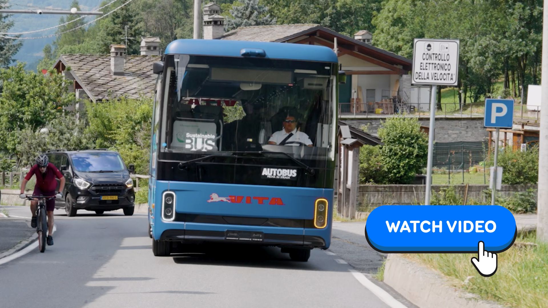 Yutong IC12E: il video della prova su strada