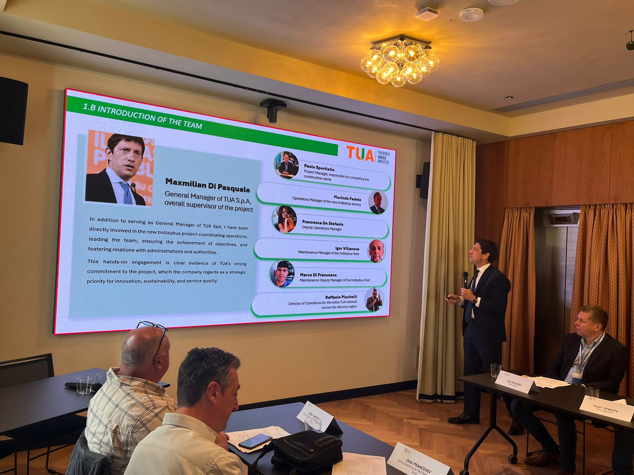 La filovia "La Verde" di TUA a Pescara tra le best practice europee